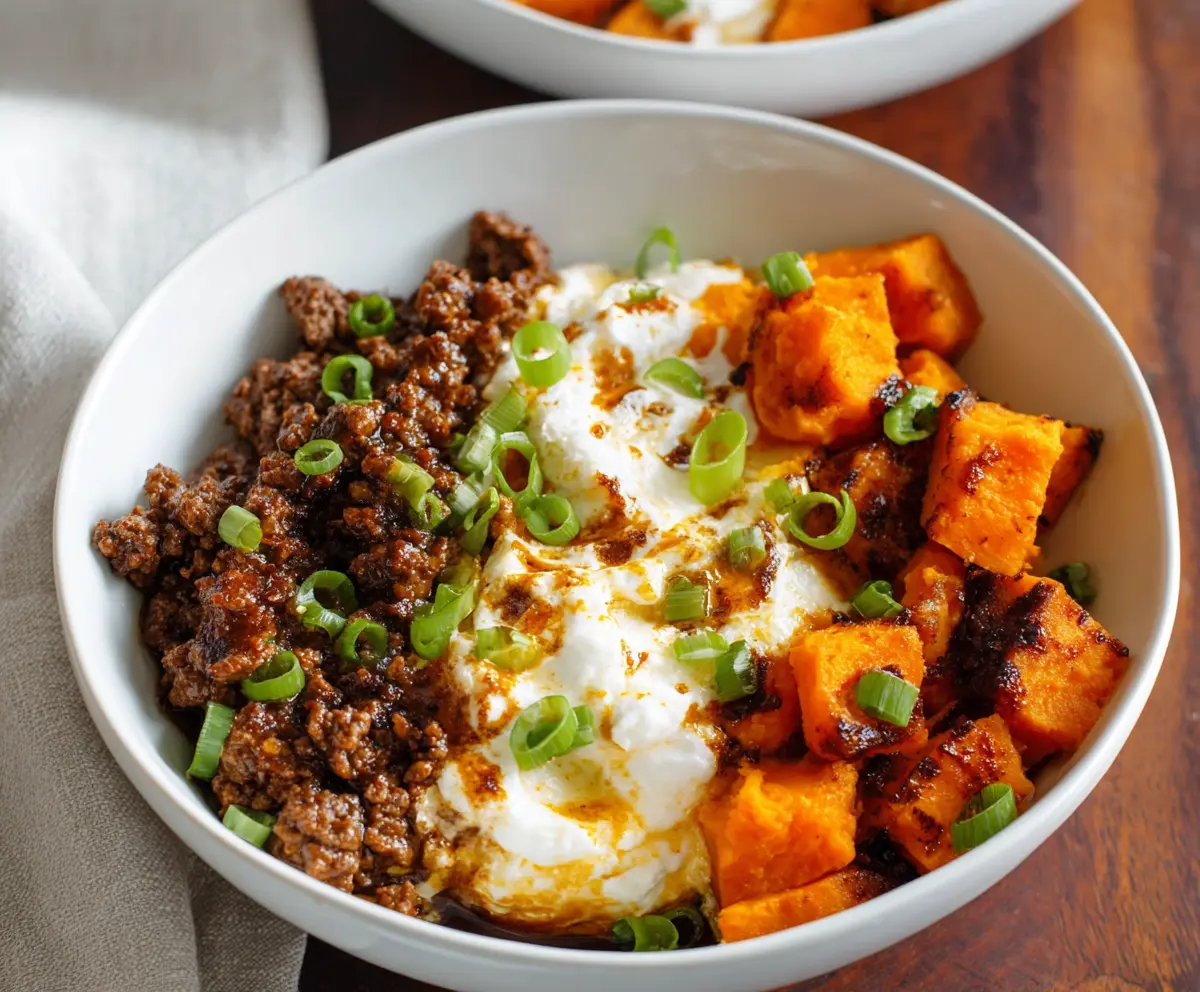 Delicious Cottage Cheese, Sweet Potato & Beef Recipe