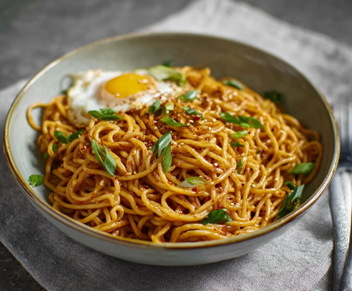 Korean Garlic Noodles Recipe | Delicious & Easy to Make